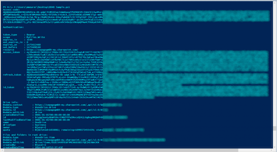 Zugriff auf OneDrive for Business mit PowerShell als Azure AD Anwendung - sepago